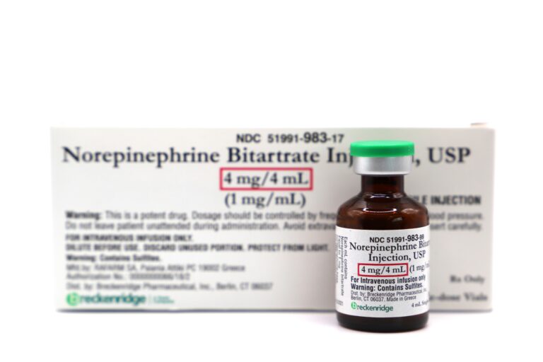 Norepinephrine Bitartrate Injection, USP – Breckenridge